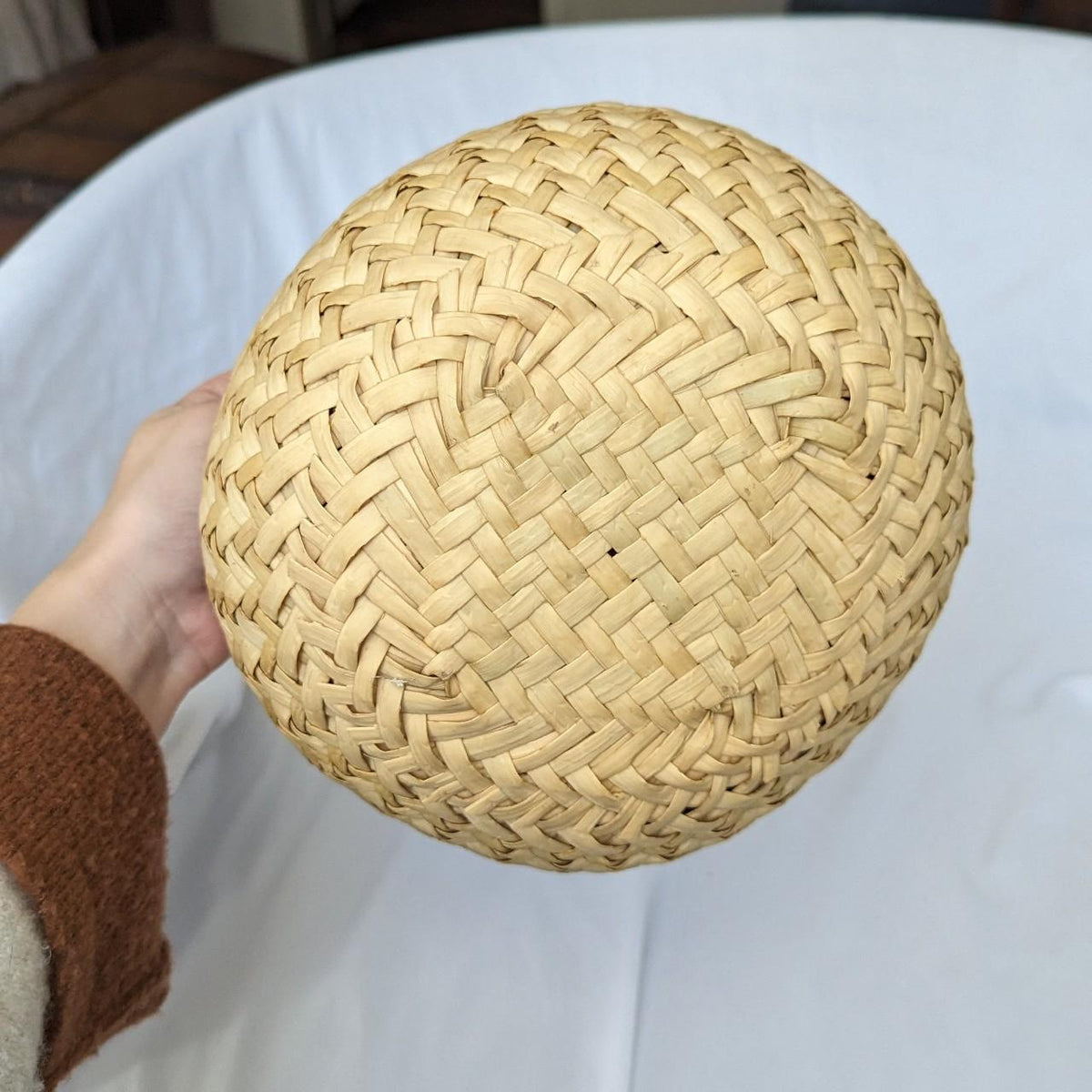 Vintage Handwoven Natural Fiber Vase Vessel – Sandbox Vintage