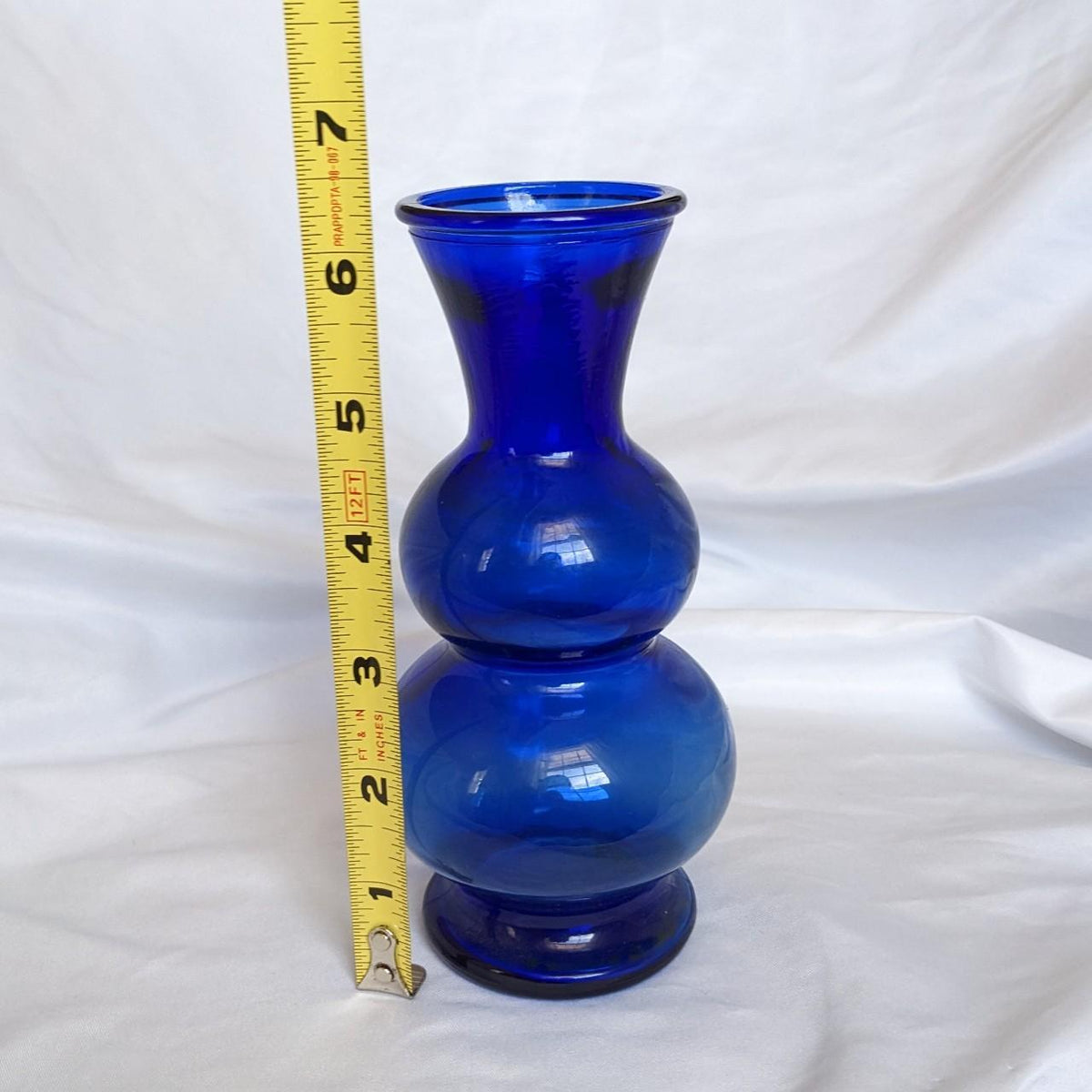 Fluted Cobalt Blue Glass Vintage Bubble Vase – Sandbox Vintage